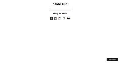 Emoji Finder Codesandbox
