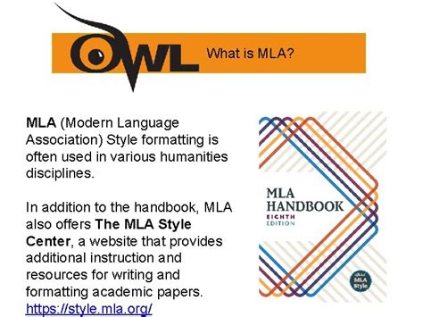 MLA 8 Th Edition Formatting And Style Guide