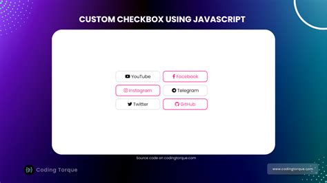custom checkbox using html and css coding torque coding torque