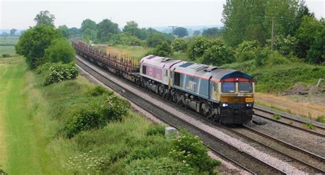 66747 66734 Elford Staffordshire Gb Railfreight Class Flickr