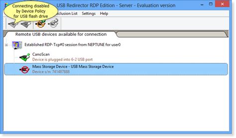 How To Add Device Policy Rule — Usb Redirector Rdp Edition Server