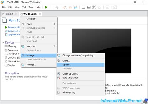 Export And Import Vmware Esxi 70 And 67 Virtual Machines In Vmware Format Vmx With Vmware
