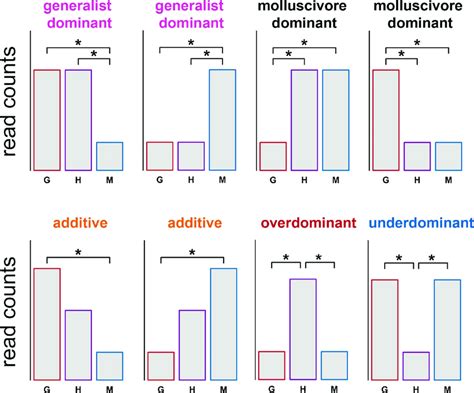 Classifying Gene Expression Inheritance In Hybrids Schematic Showing