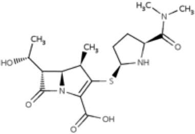 Chemical Structures Of A Doripenem B Imipenem C Meropenem And