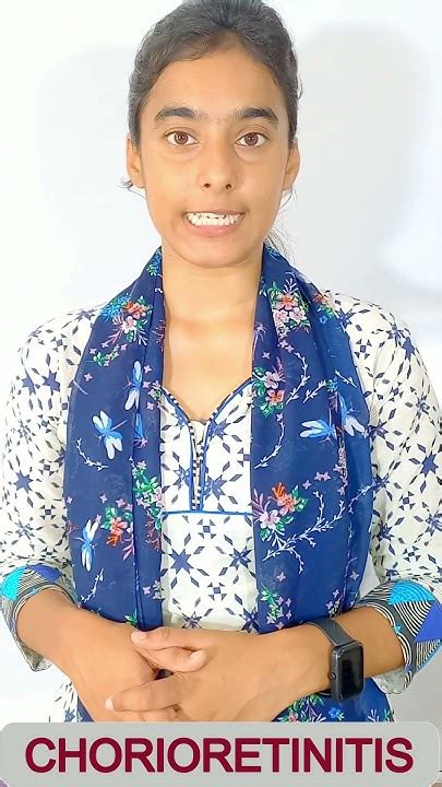 Chorioretinitis Ii Youtube Shorts Ii Jeni Mam Ii Youtube