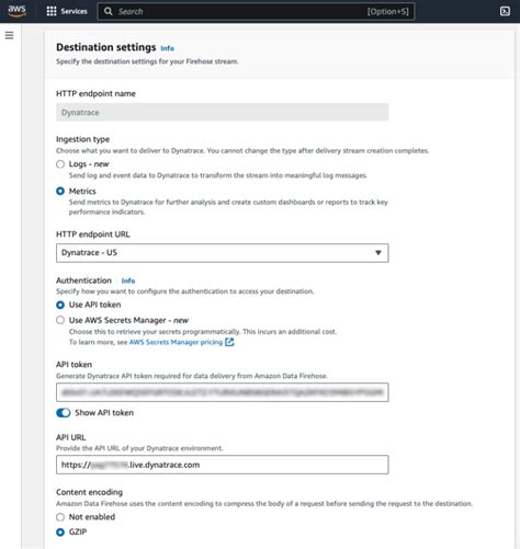 How To Ingest CloudWatch Metrics To Dynatrace Using Amazon Data