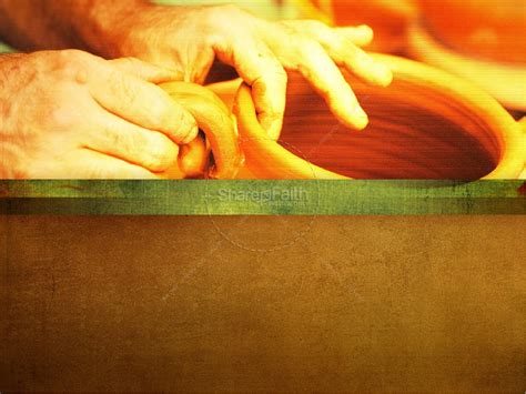 I Am The Potter You Are The Clay PowerPoint Template PowerPoint Sermons