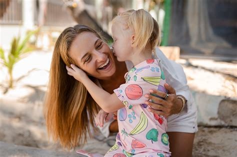 Free Photo Mom And Daughter Enjoying Their Sunny Holiday