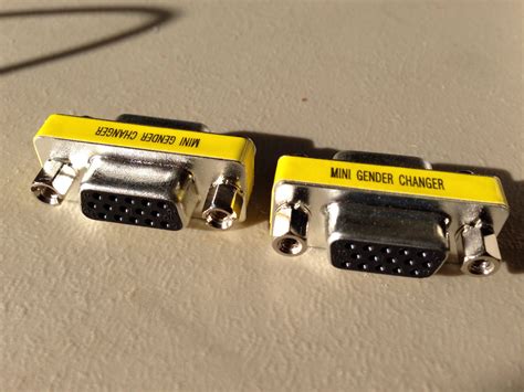 Connecting A M M VGA Cable To A KVM Switch Using A Gender Changer Dan Langille S Other Diary