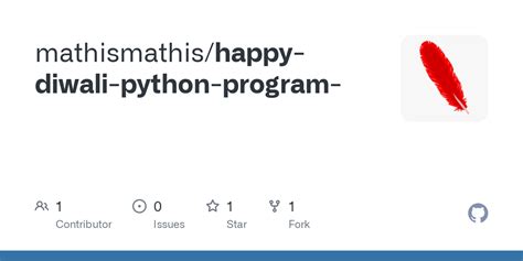 Github Mathismathishappy Diwali Python Program
