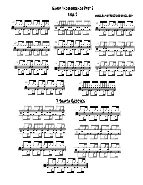 Drum Patterns Drum Sheet Music Drums Sheet
