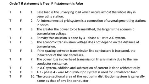 Solved Circle T If Statement Is True F If Statement Is Chegg Com