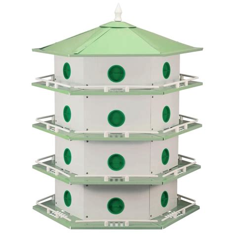 Heath Outdoor Products 11 8 Inches H Green Metal Purple Martins Nesting