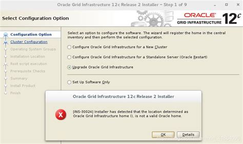 re executing grid setup fails with [fatal] [ins 30024] csdn博客
