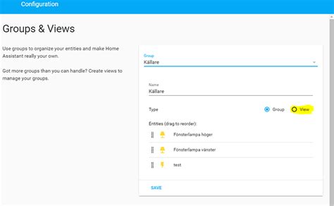 Groups And Views Configuration Home Assistant Community