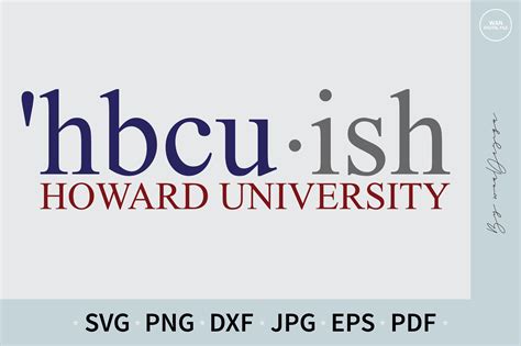 Hbcu Ish Howard University Svg Graphic By Wandigital · Creative Fabrica