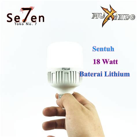 Lampu Emergency Led Watt Sentuh Baterai Lithium Shopee Indonesia