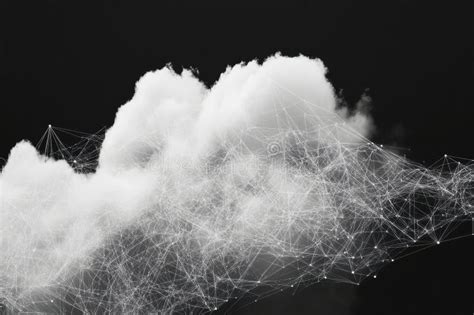 a detailed schematic illustrates a data cloud showcasing thin lines