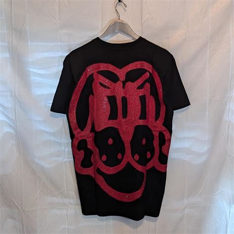 Chito Rhinestone Pup Tee Size L Nwt Measurements Depop