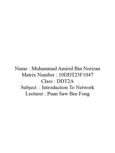 913 Packet Tracer Identify Mac And Ip Addresses Pdf Computer Network Router Computing