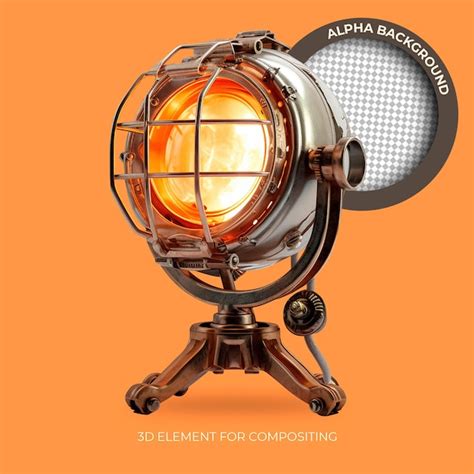 Premium Psd Vintage Light For Composition