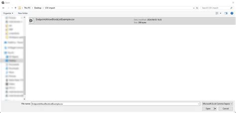 Endpoint Security Allowlist And Blocklist