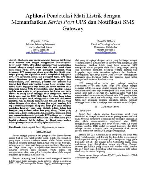 Pdf Aplikasi Pendeteksi Mati Listrik Dengan Memanfaatkan Serial Port Ups Dokumen Tips