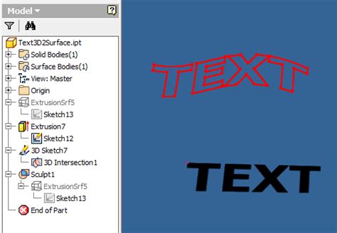 how to convert font text to surface adaptive autodesk community