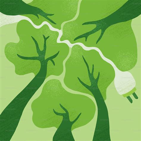 녹색 배경에 나무 그룹 그림 벡터 Unsplash의 지구를 구하는 이미지
