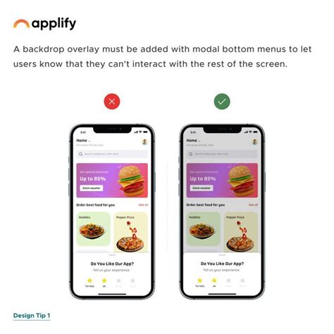 Organize And Enhance Mobile Apps With Modal Bottom Menus