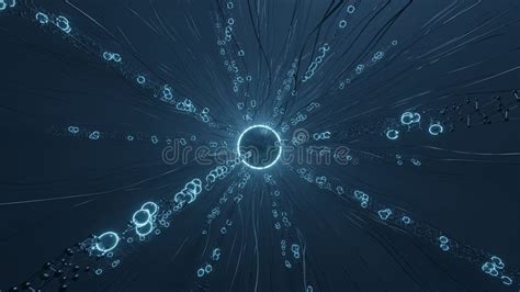 3d Rendering Of Microscopic Sci Fi The Agglomeration Of New Molecular Structures Stock