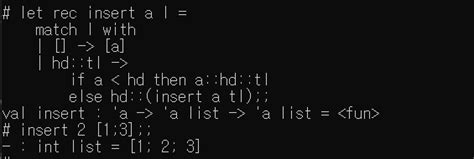 Ocaml List