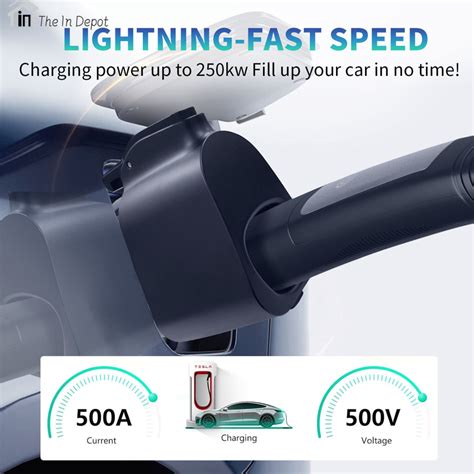 Wholesale • Tesla Nacs To Ccs1 Adapter 1000v 500a 250kw Supercharger Fast Charge Ccs1 Evs • In