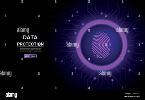 Fingerprint Safety Technology Cyber Security Electrical Board For Biometric Scan