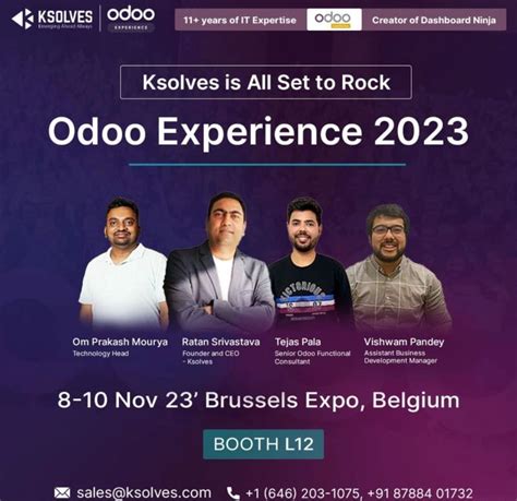 Lokendra Singh Chauhan On Linkedin Odoo2023 Ksolves Erpinnovation Belgiumevent
