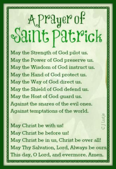 A Prayer Of St Patrick