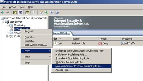 Isa Firewall Quick Tip Publishing Ultra Vnc With Isa Server 2006