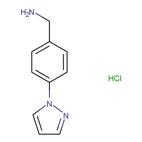 4 1h Pyrazol 1 Yl Phenyl Methanamine Hydrochloride 1107632 13 2 Wiki