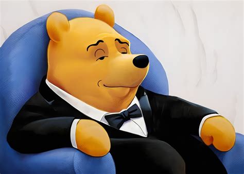 Tuxedo Winnie Lourson Meme Affiches Et Impressions Par Lootprint Printler Tuxedo Winnie Lourson Meme Affiches Et Impressions Par Lootprint Printler