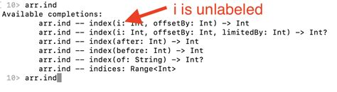 show for unlabeled arguments in repl completions · issue 61611 · swiftlang swift · github