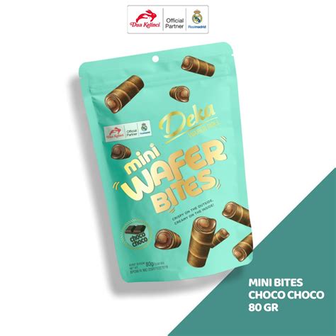 Jual Deka Mini Wafer Bites Choco 80 Gr Shopee Indonesia
