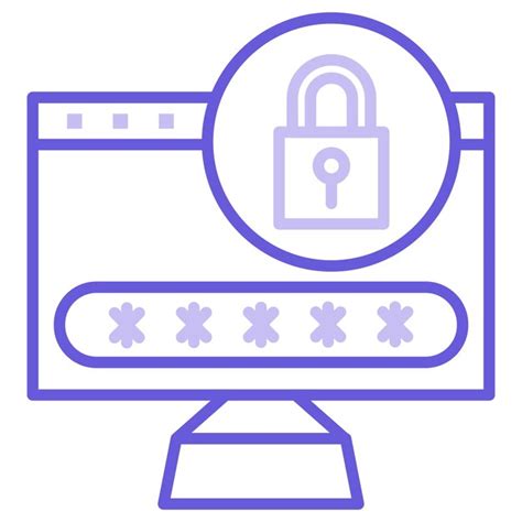 Premium Vector Password Locked Vector Illustration