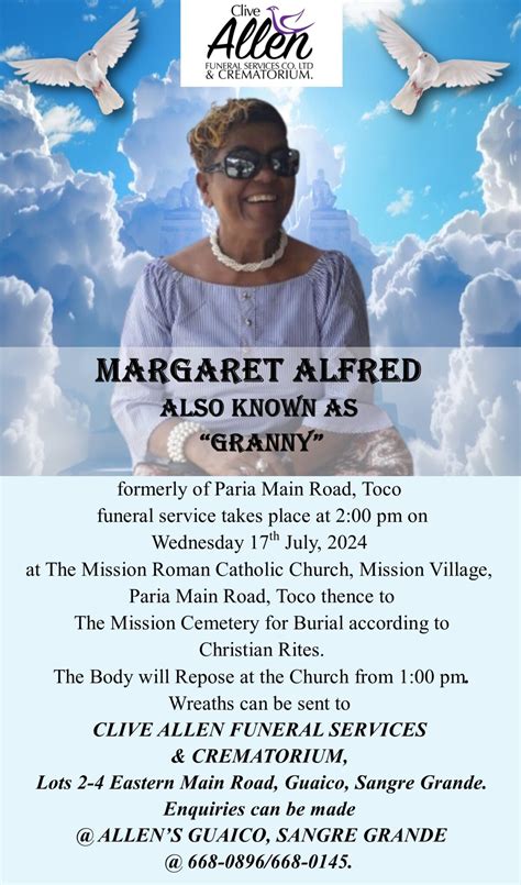 Margaret Alfred Clive Allen Funeral Services Co Ltd And Crematorium