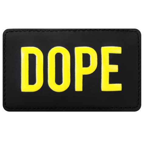 Blackbork V2 Yellow Dope Patch Blackbörk
