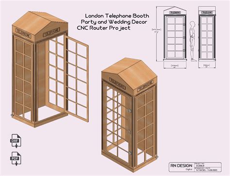 Diy Phone Booth Plans Decorazioni Da Tavola Di Nozze Cabina
