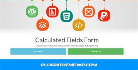 Calculated Fields Form Pro V5863 Plugin Theme Wp