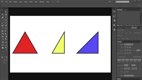 How To Draw A Triangle In Adobe Illustrator YouTube