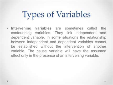 Variables And Concepts Ppt Science