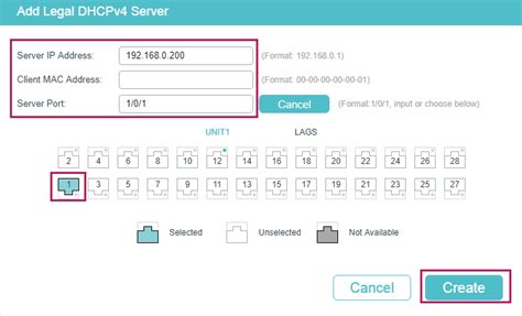 Configuringdhcpfilter