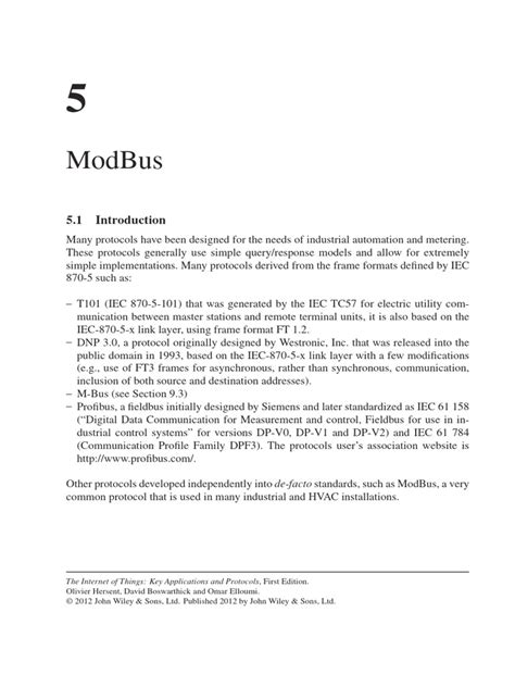 Modbus 2011 Pdf Computer Data Computing